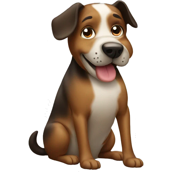 dog pooping emoji | AI Emoji Generator
