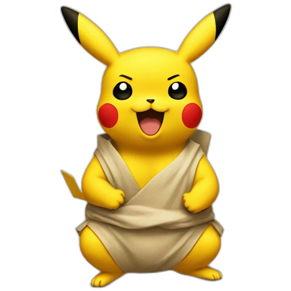 zen-pikachu emoji | AI Emoji Generator