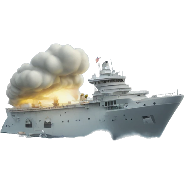 navy ship on blue ocean emoji | AI Emoji Generator