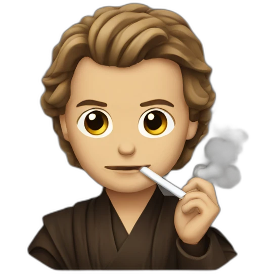 Anakin skywalker smoking emoji | AI Emoji Generator