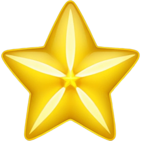Yellow star emoji | AI Emoji Generator