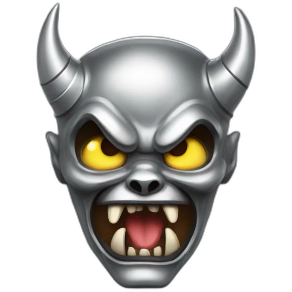 Chrome Devil emoji | AI Emoji Generator