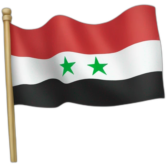 Syria Flag Emoji AI Emoji Generator