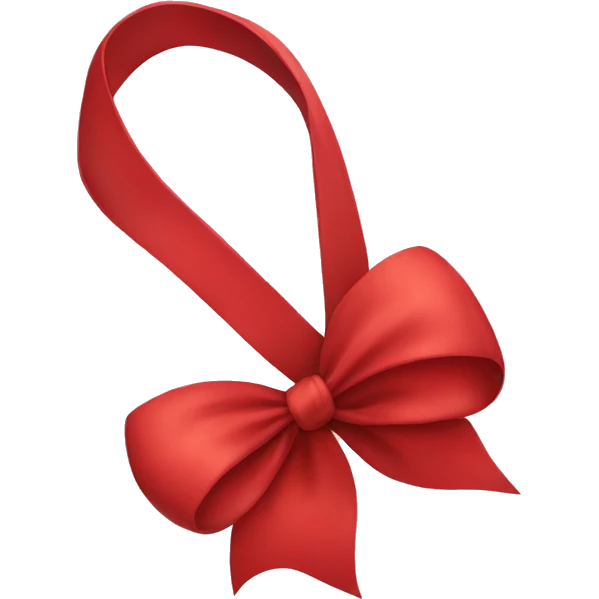 Red bow emoji | AI Emoji Generator