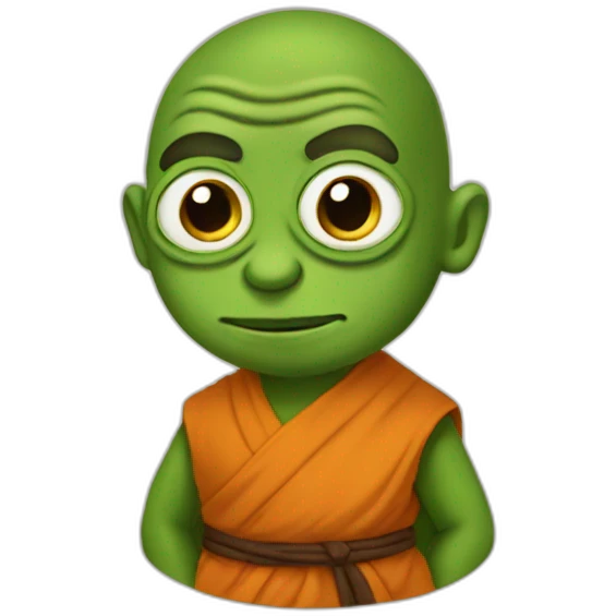 Pepe monk emoji | AI Emoji Generator