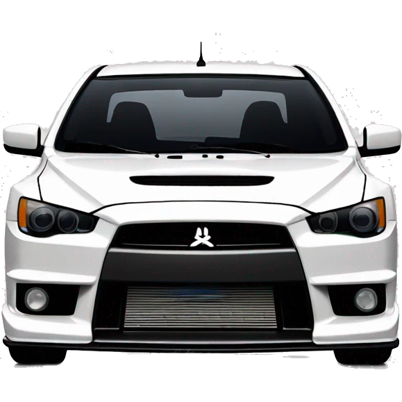 Mitsubishi Lancer Evolution X with Widebody kit emoji | AI Emoji Generator