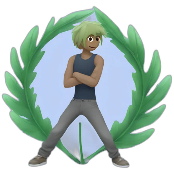 leafy green in nature emoji | AI Emoji Generator
