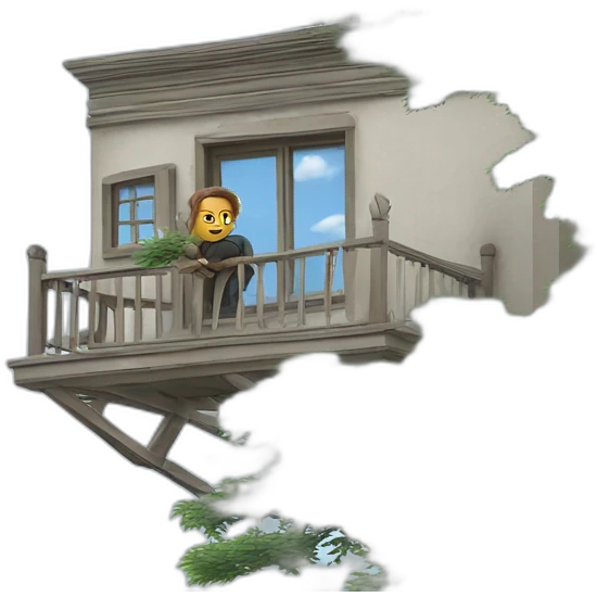 serene outdoor view through window emoji | AI Emoji Generator