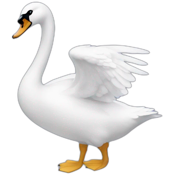 swan waving emoji | AI Emoji Generator