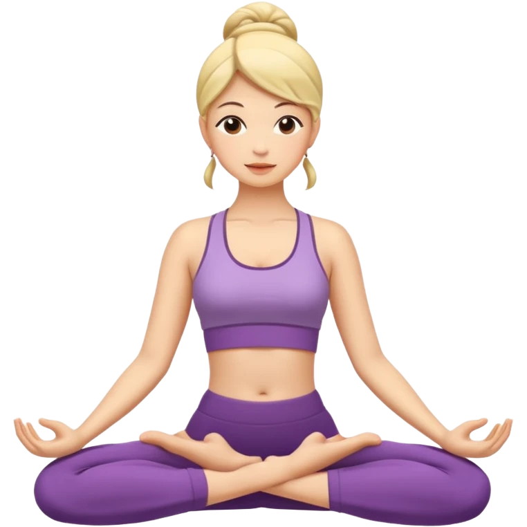yoga women elegant emoji | AI Emoji Generator