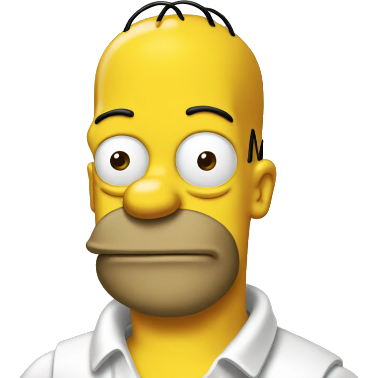Homer Simpson emoji | AI Emoji Generator