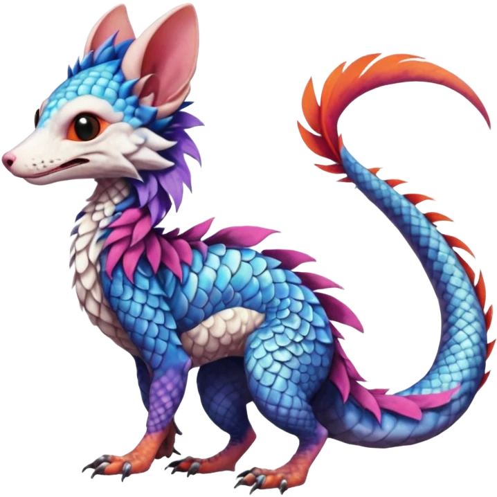 Flurry furry scaly sergal-Bernie-Trico-Koi-possum-sphynx-mouse-sergal ...