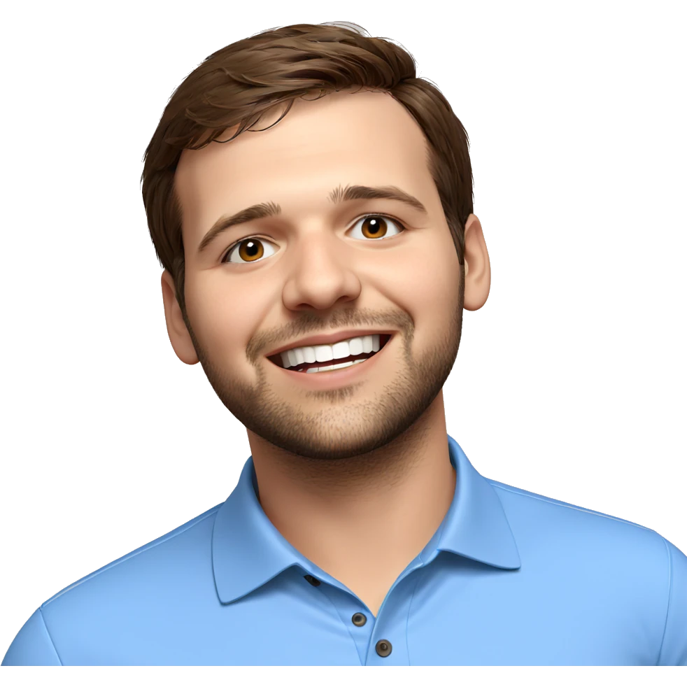 smiling boy in blue shirt emoji | AI Emoji Generator