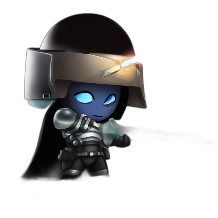 "warrior with energy sword" emoji | AI Emoji Generator