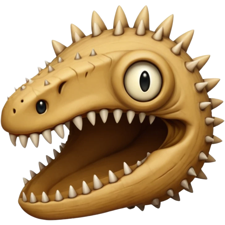 Sand worm from dune make the face a hole with long spiky teeth no eyes ...