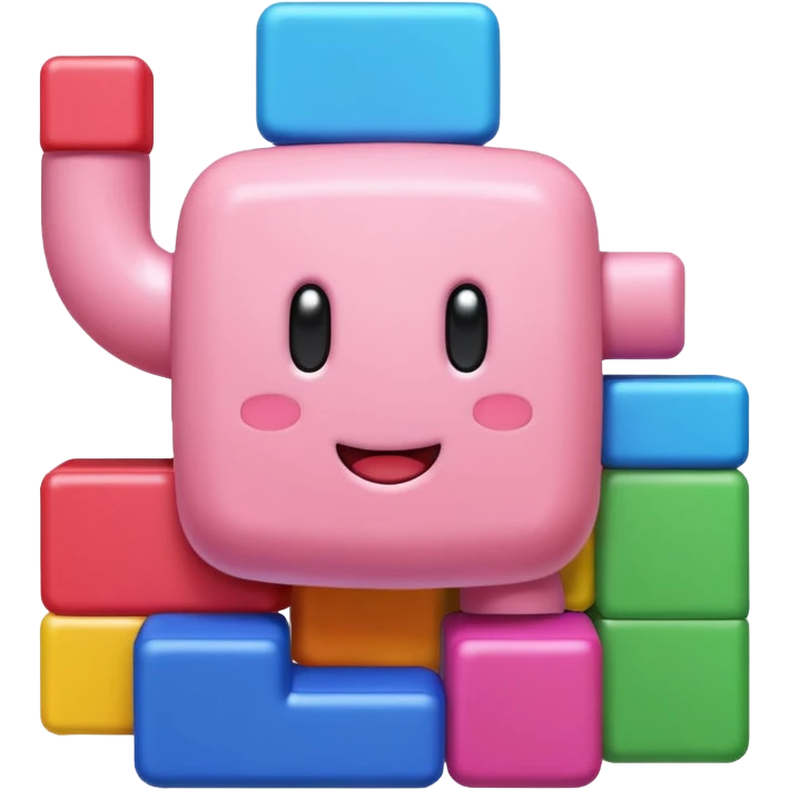Kirby Tetris emoji | AI Emoji Generator