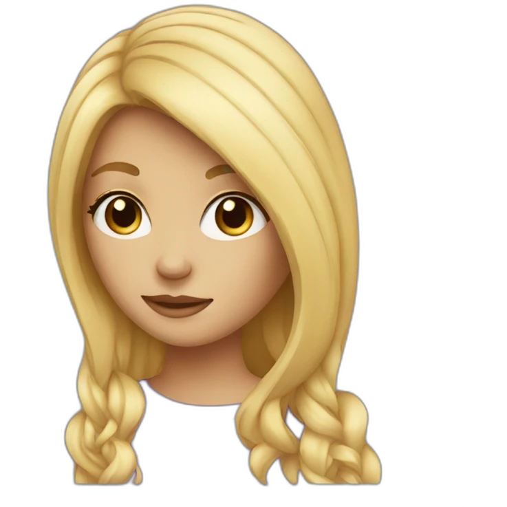 blonde girl emoji | AI Emoji Generator