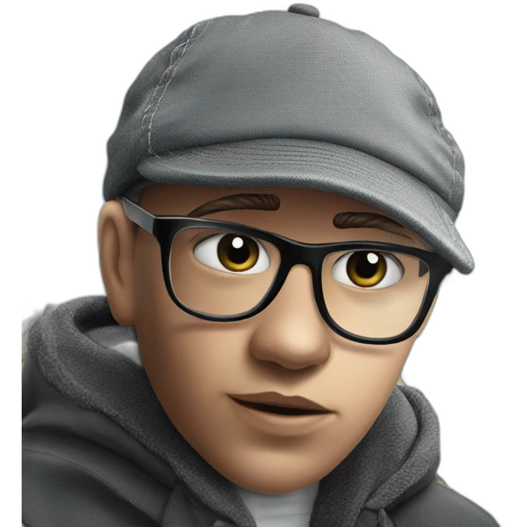 boy with hat by fence emoji | AI Emoji Generator