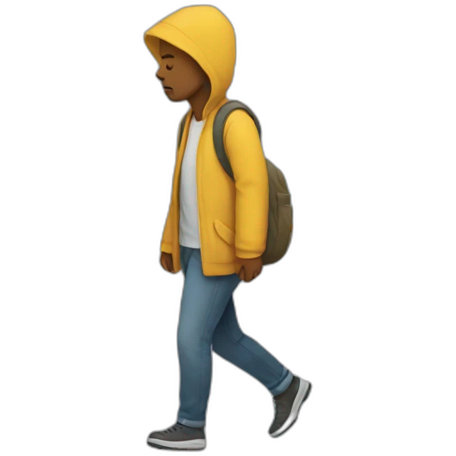 depressed walk emoji | AI Emoji Generator