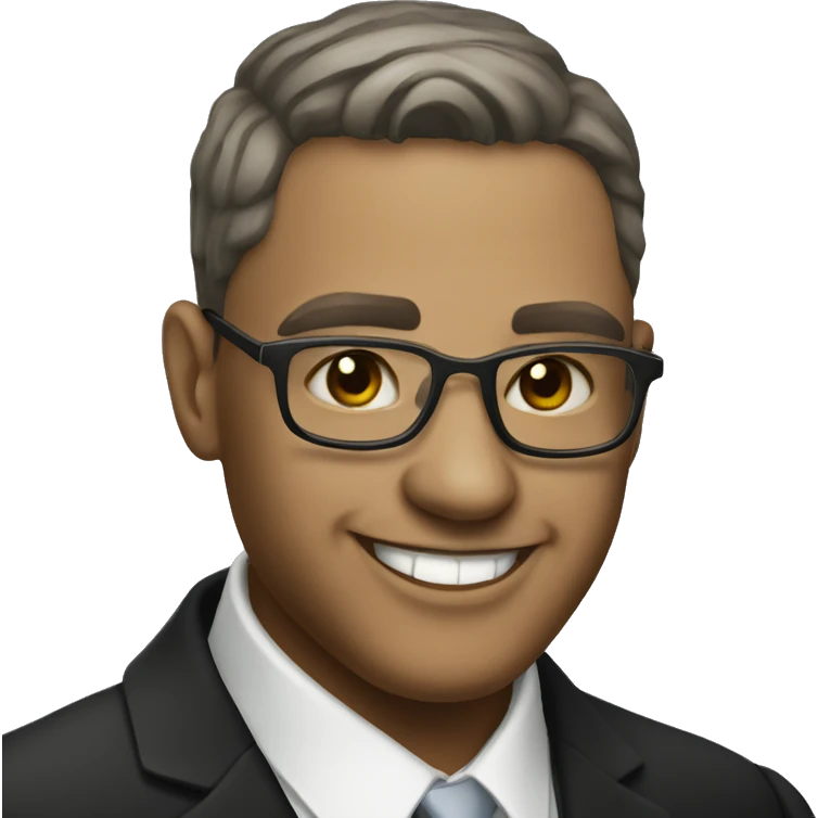 gentleman in formal suit smiling emoji | AI Emoji Generator
