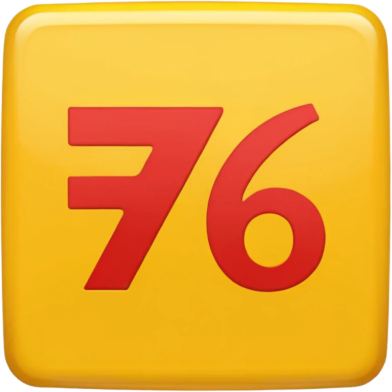 2 blocks saying "6" and "7" emoji | AI Emoji Generator