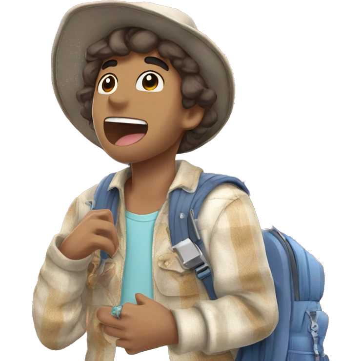 stylish boy with accessories emoji | AI Emoji Generator