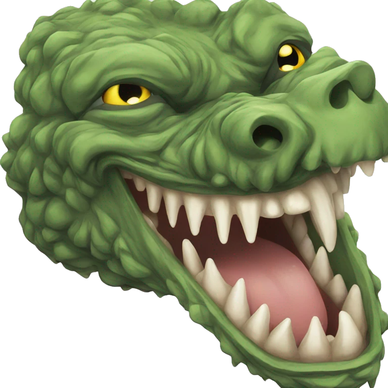 sinister creature with yellow eyes emoji | AI Emoji Generator