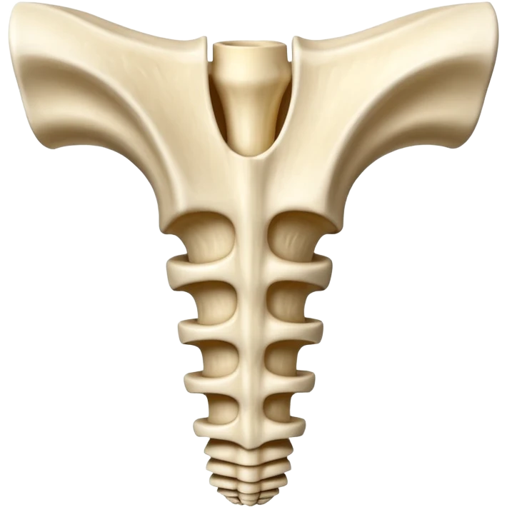 vertebra of vertebral column emoji | AI Emoji Generator