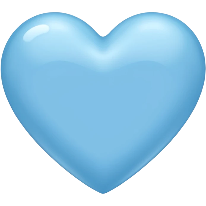 Soft blue love emoji emoji | AI Emoji Generator