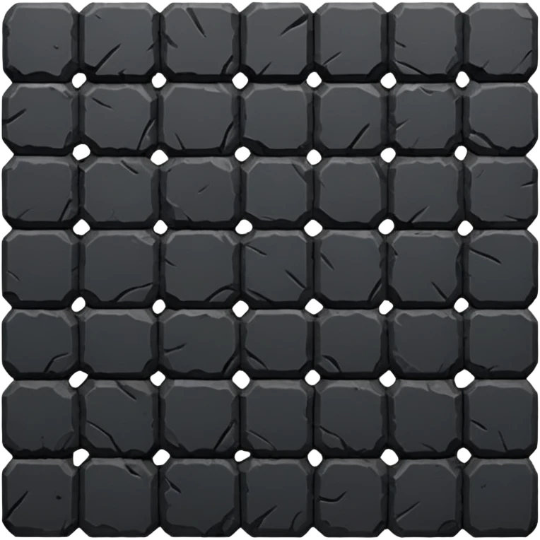 A seamless floor of black volcanic rock emoji | AI Emoji Generator