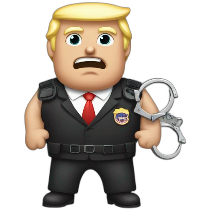 trump-in-handcuffs emoji | AI Emoji Generator