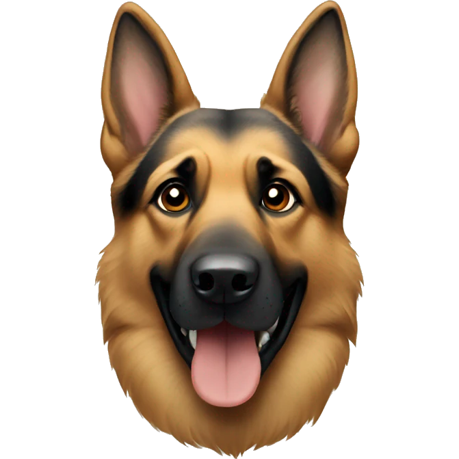German shepherd emoji | AI Emoji Generator