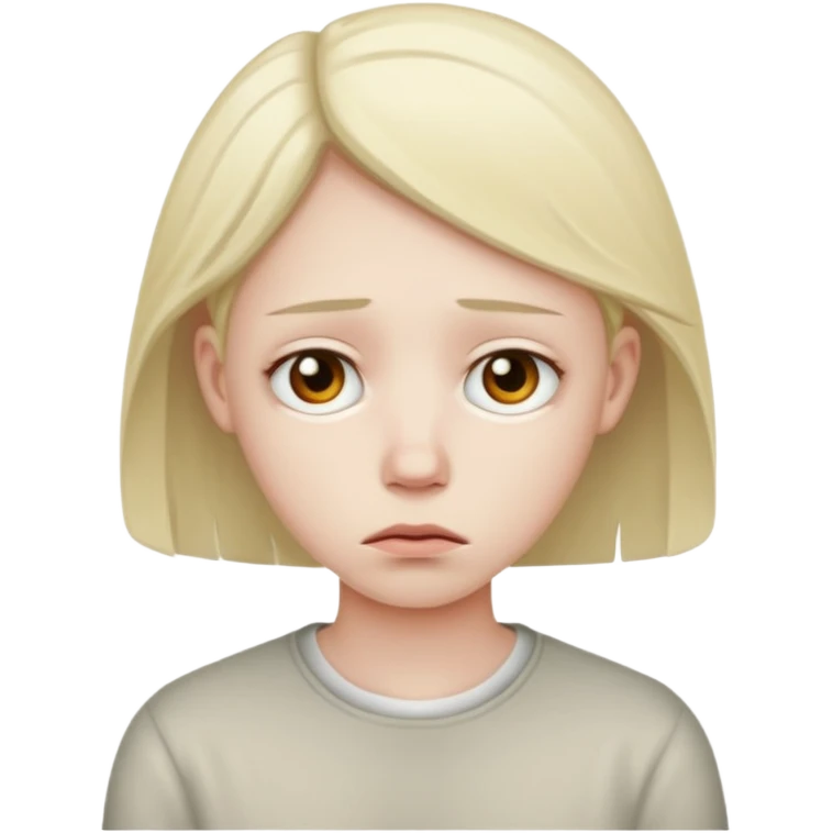 Create ecmoji so sad like that 🫩 homan emoji | AI Emoji Generator