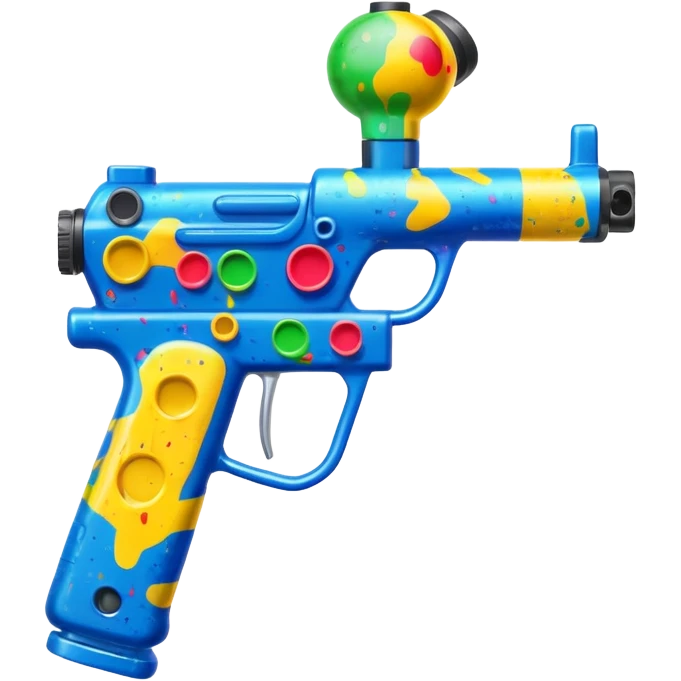paintball gun colorful emoji | AI Emoji Generator