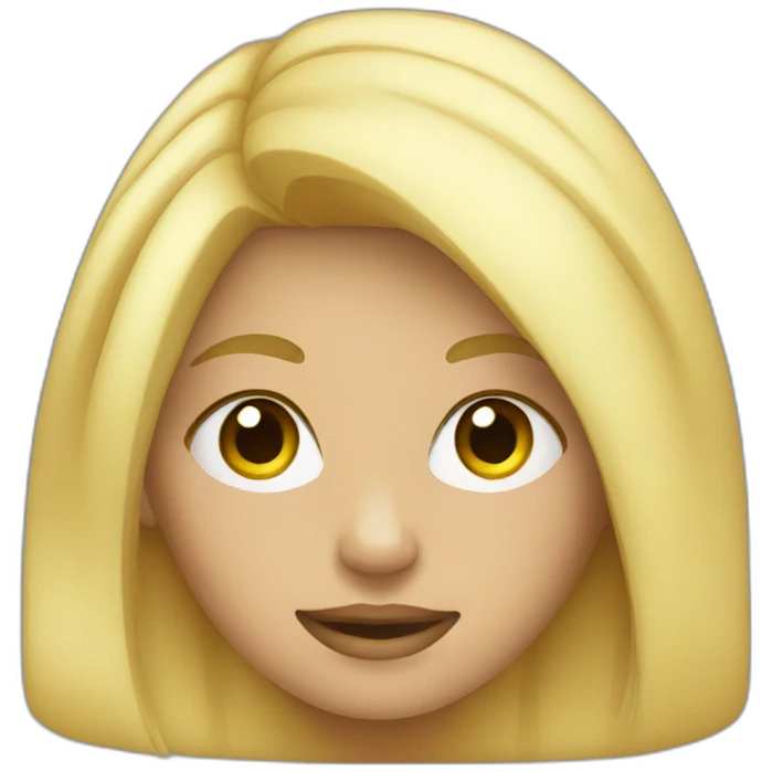 blonde girl emoji | AI Emoji Generator