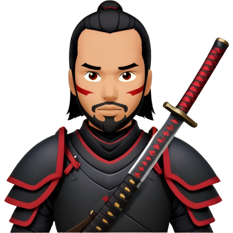 Shadow Samurai emoji | AI Emoji Generator