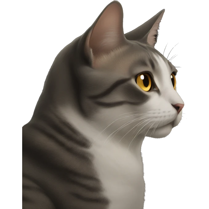 cat staring into distance emoji | AI Emoji Generator