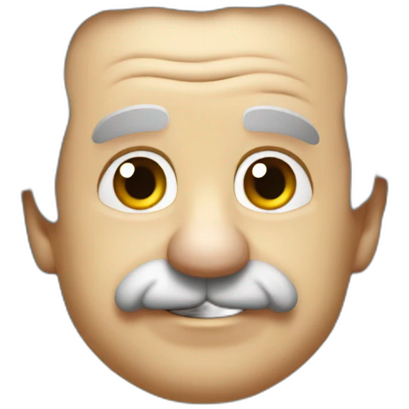 Albert Einstein musclé emoji | AI Emoji Generator