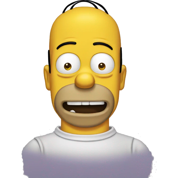 Homer Simpson emoji | AI Emoji Generator