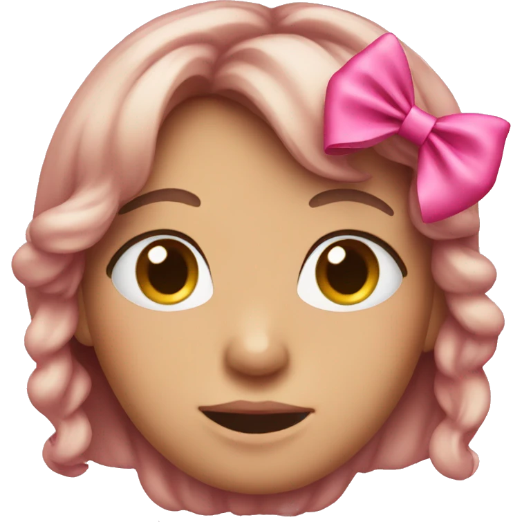 Pink bow emoji | AI Emoji Generator