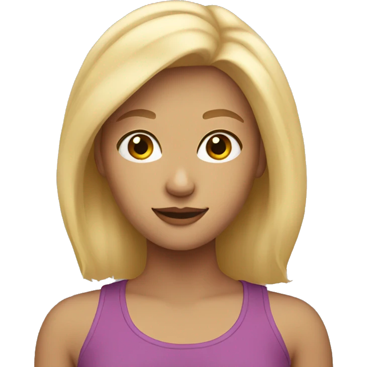 blonde girl emoji | AI Emoji Generator