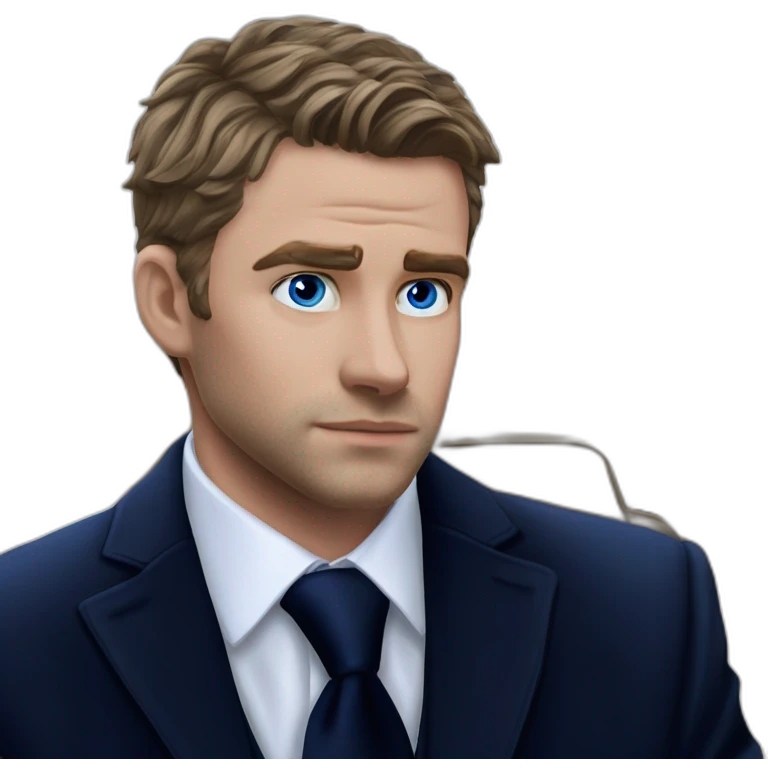 focused gentleman in formal attire emoji | AI Emoji Generator