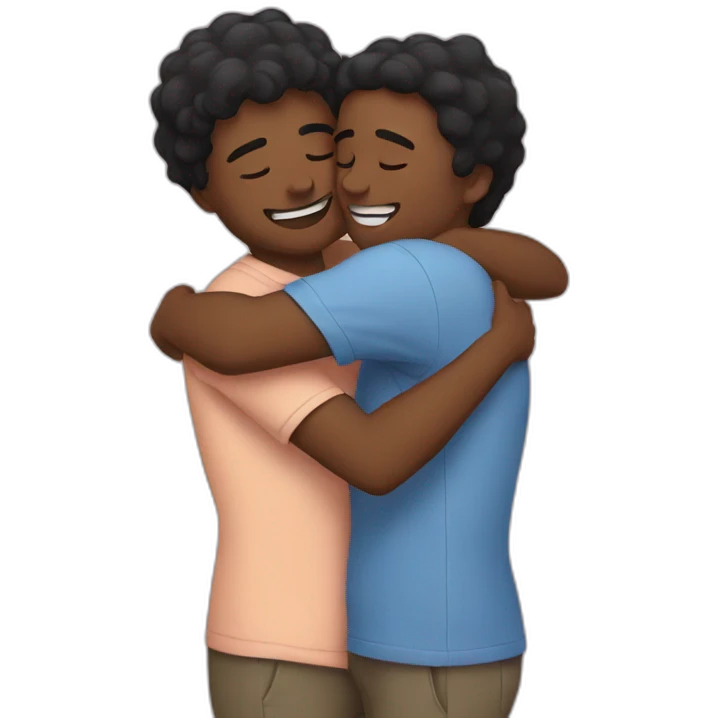 Hug emoji | AI Emoji Generator