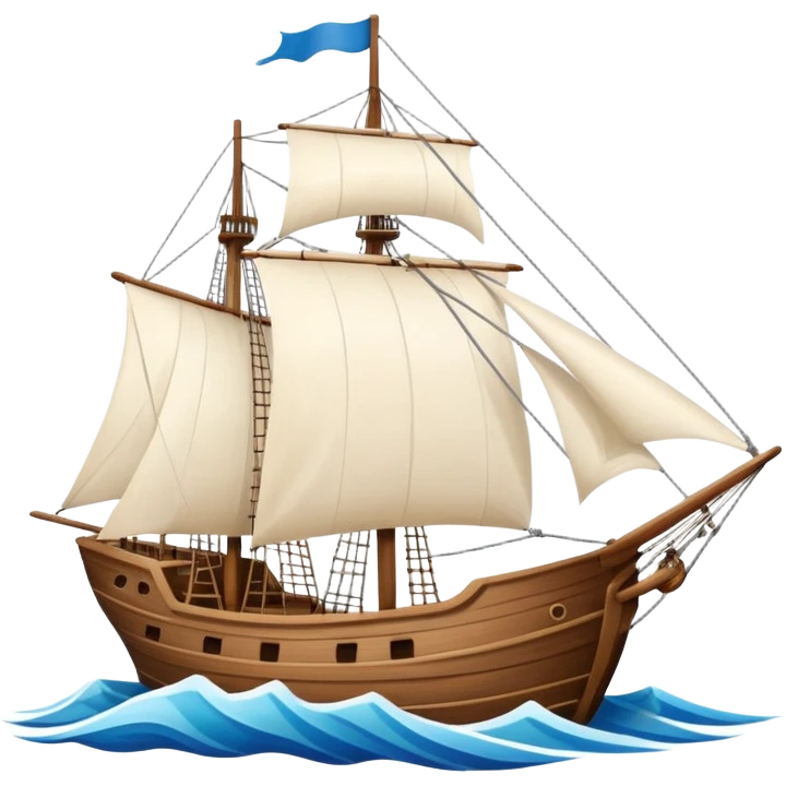 Sailing Ship emoji | AI Emoji Generator