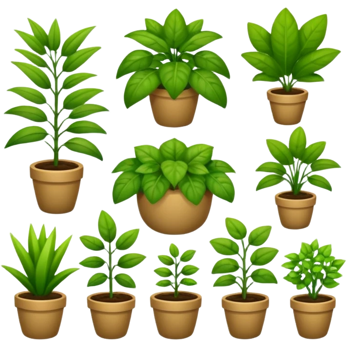 plants culture. Transparent background emoji | AI Emoji Generator