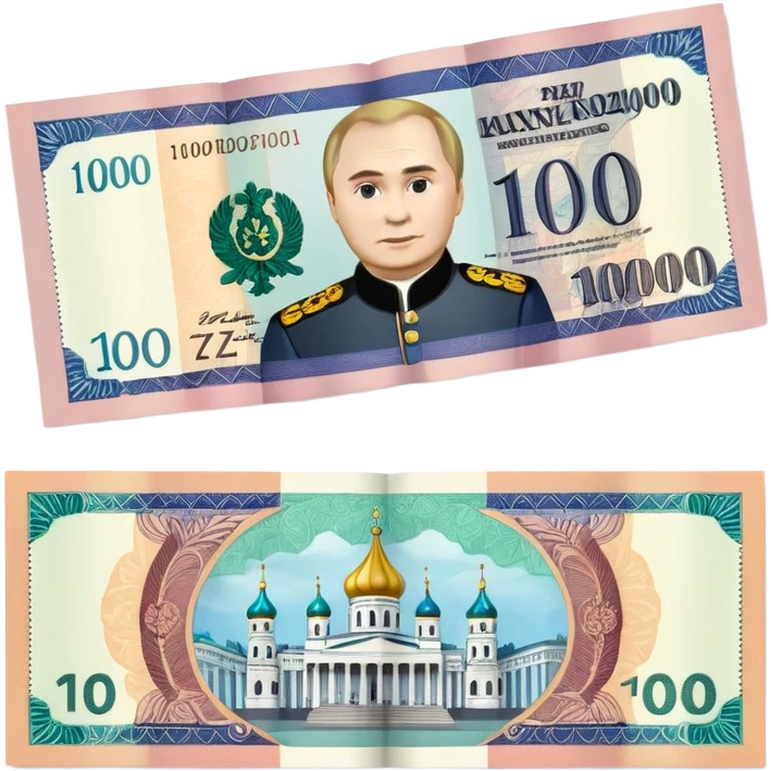 100 russian rubles banknote emoji | AI Emoji Generator