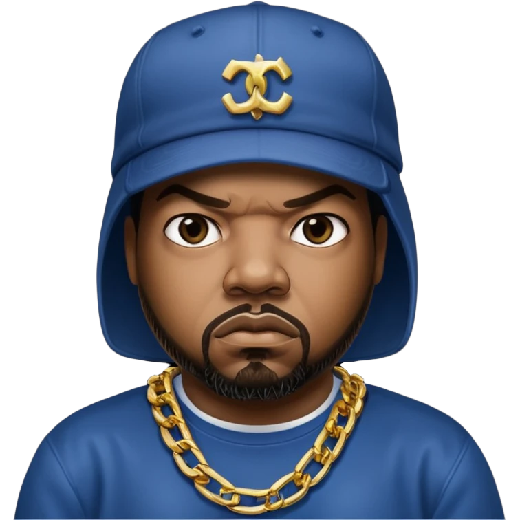 Eazy econ ice cube emoji | AI Emoji Generator