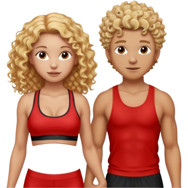 athletic man, high top fade, blonde curly hair only top only, no shirt ...