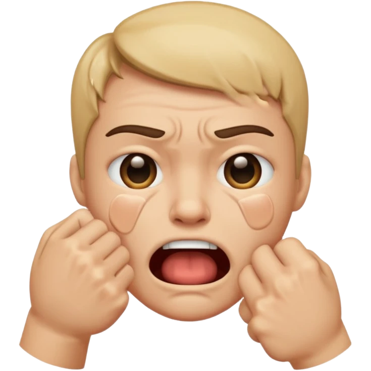 Tourne cet emoji 🤜 de -90 degrés et met le sur la bouche de cette emoji ...