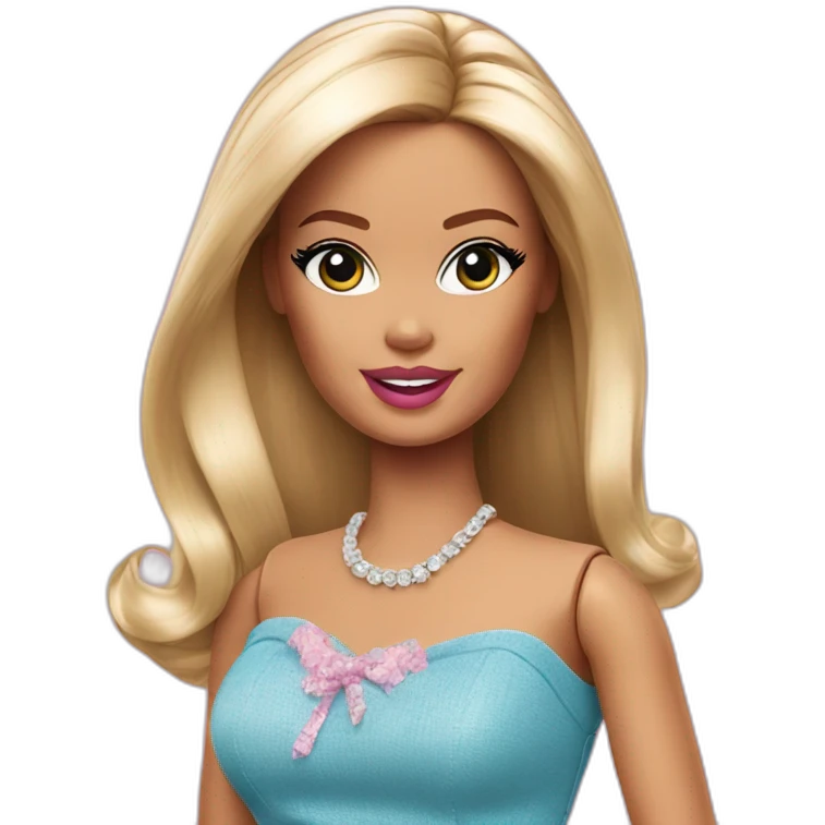 Barbie emoji | AI Emoji Generator